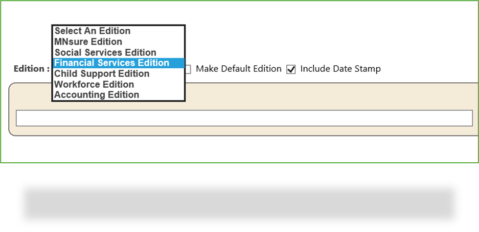 Select a Default Edition for Print to CaseWorks – NCT CaseWorks