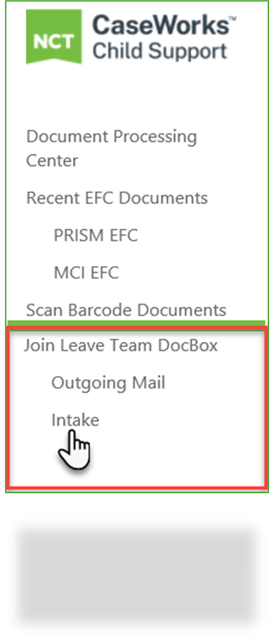 Join/Leave Team DocBoxes – NCT CaseWorks