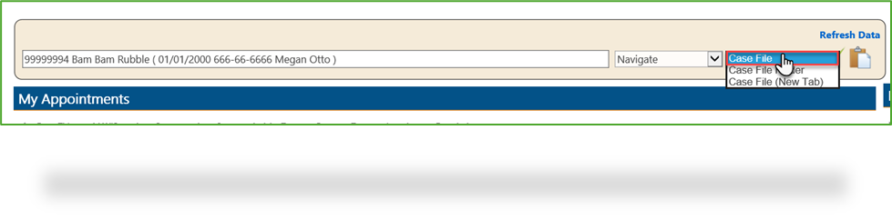 Using the APN to Open a Case File – NCT CaseWorks