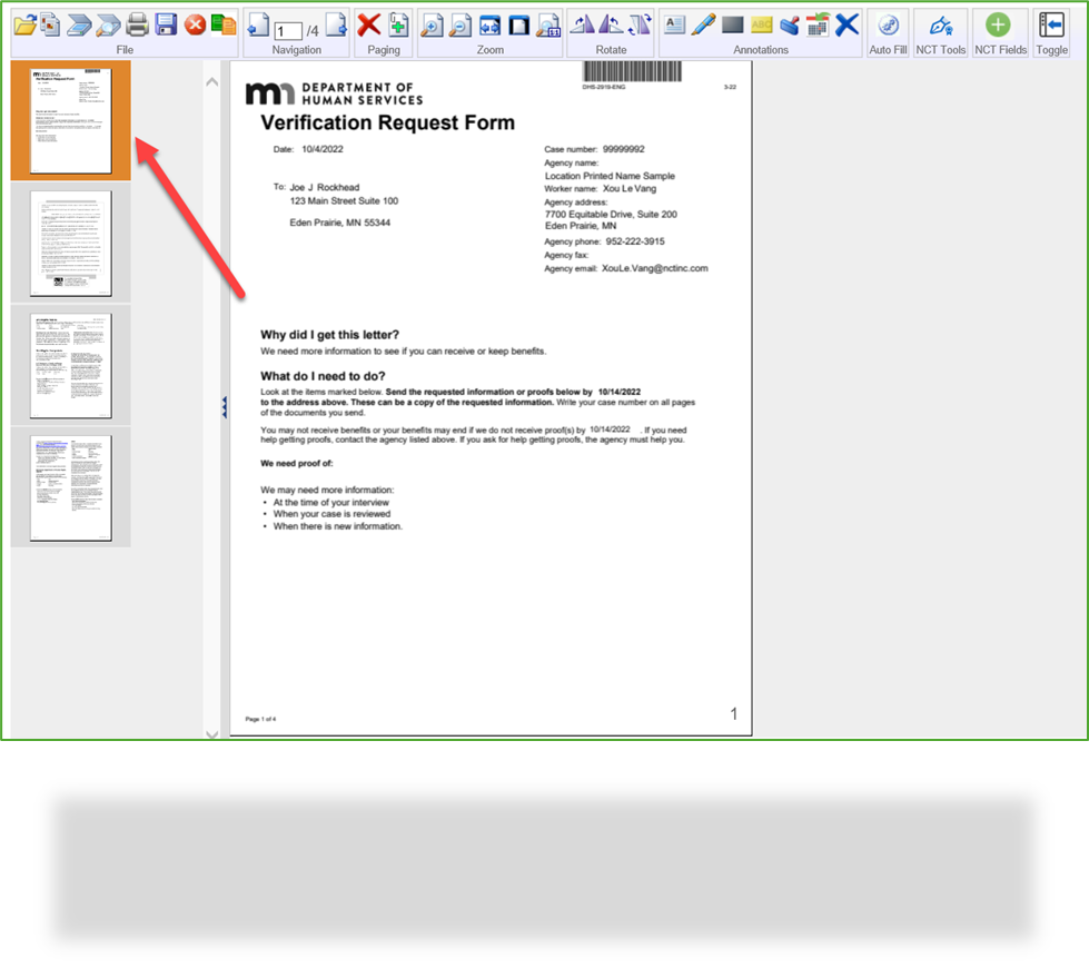 Rotate a Page in Document Preview (Scan Interface) – NCT CaseWorks