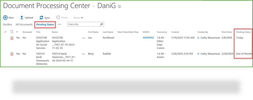 Viewing a Coworker’s or Team DocBox’s Pending Documents – NCT CaseWorks