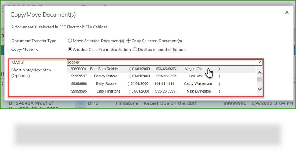 Copy/Move Document(s) from One Case File to Another within an Edition ...