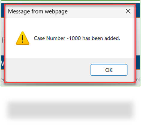 Adding a Record Manually (WFE) – NCT CaseWorks