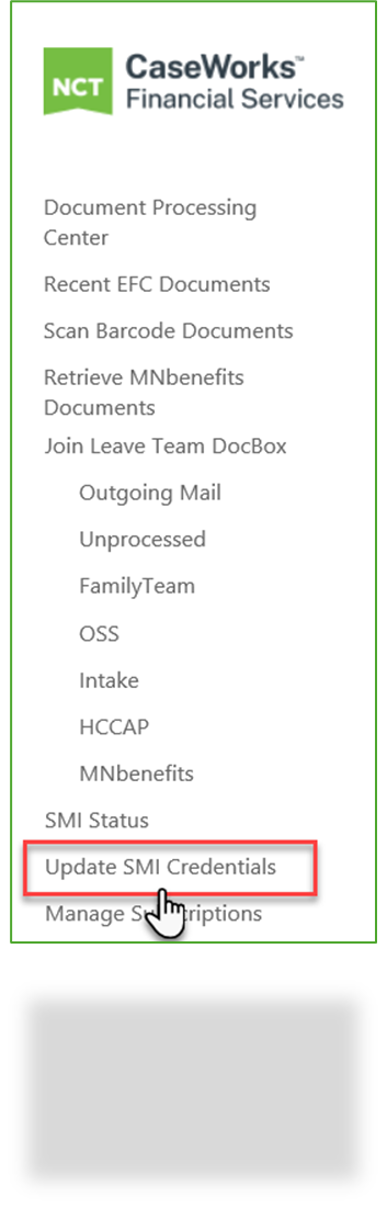 Troubleshooting SMI Credentials – NCT CaseWorks