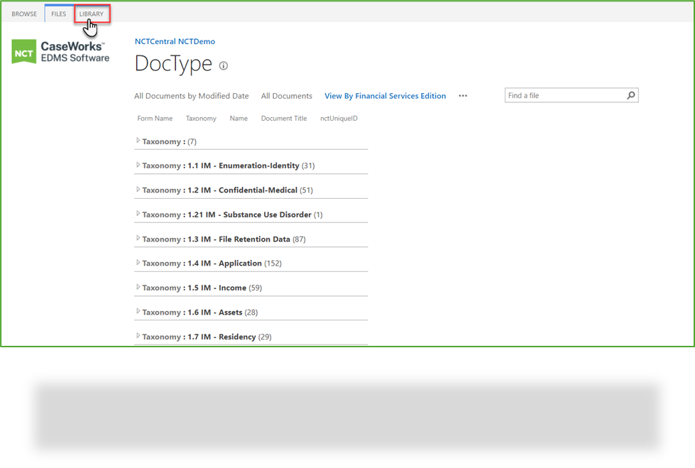 Export the Form ID Taxonomy List (NextGen) – NCT CaseWorks