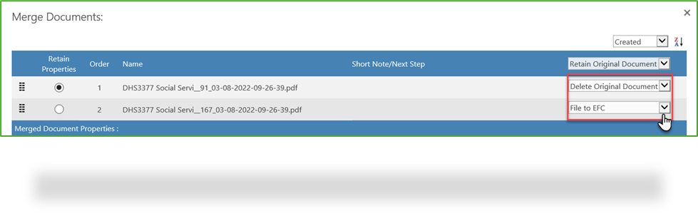 Merge Documents – NCT CaseWorks