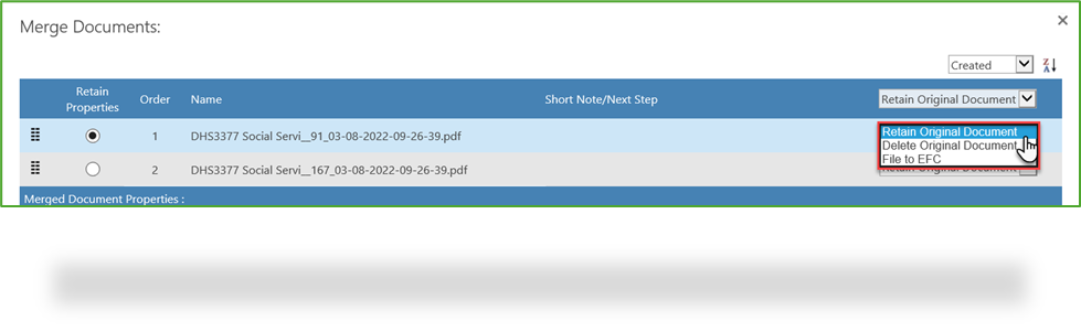 Merge Documents – NCT CaseWorks