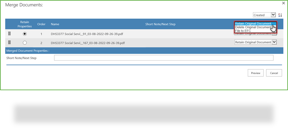 Merge Documents – NCT CaseWorks