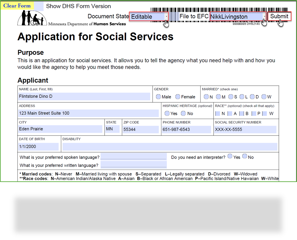 Requesting Forms for Client to Fill Out and Return – NCT CaseWorks