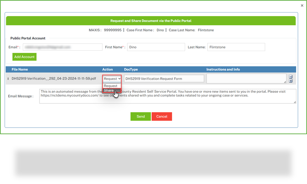 Sharing Documents – NCT CaseWorks