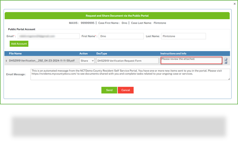 Sharing Documents – NCT CaseWorks