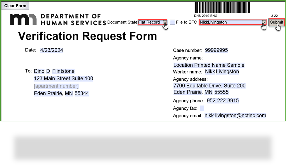 Sharing Documents – NCT CaseWorks