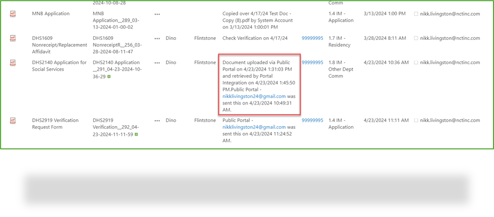 Incoming Documents – NCT CaseWorks
