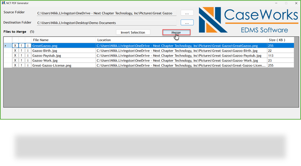 Transfer Cases into CaseWorks using the NCT PDF Generator – NCT CaseWorks