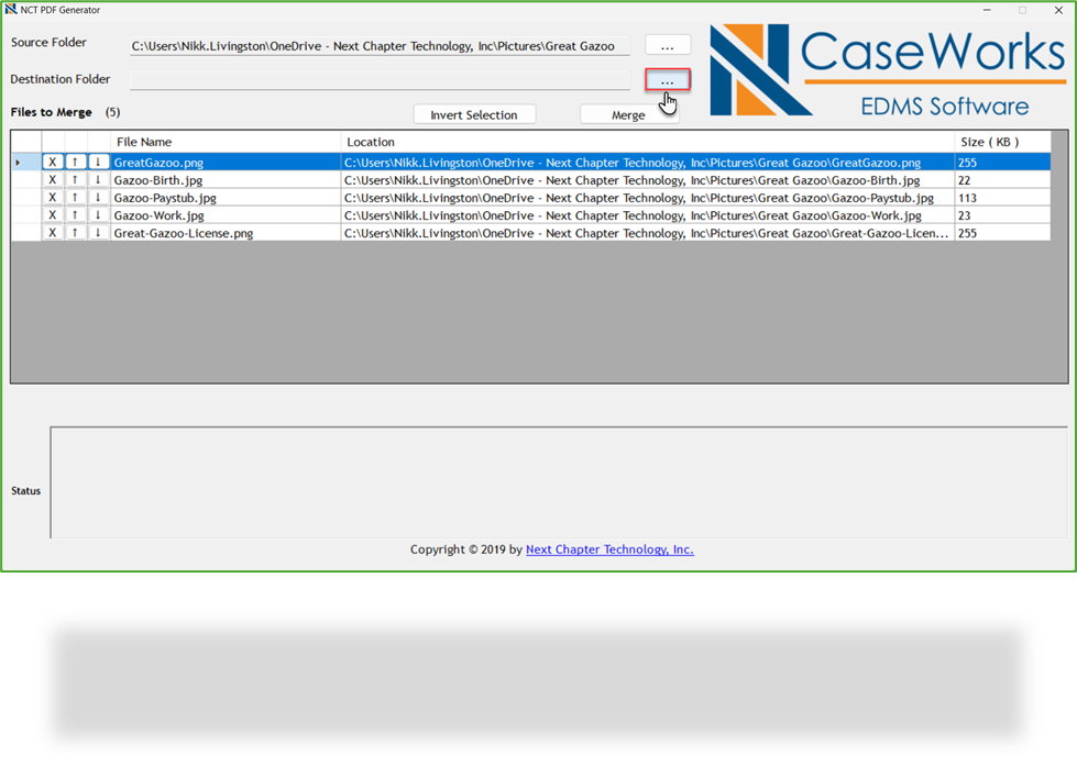 Transfer Cases into CaseWorks using the NCT PDF Generator – NCT CaseWorks