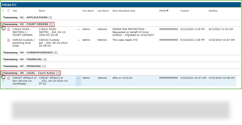 Transferring Select Documents/Taxonomies to another CaseWorks County – NCT CaseWorks
