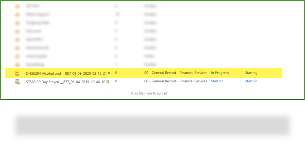 Checking in Documents – NCT CaseWorks
