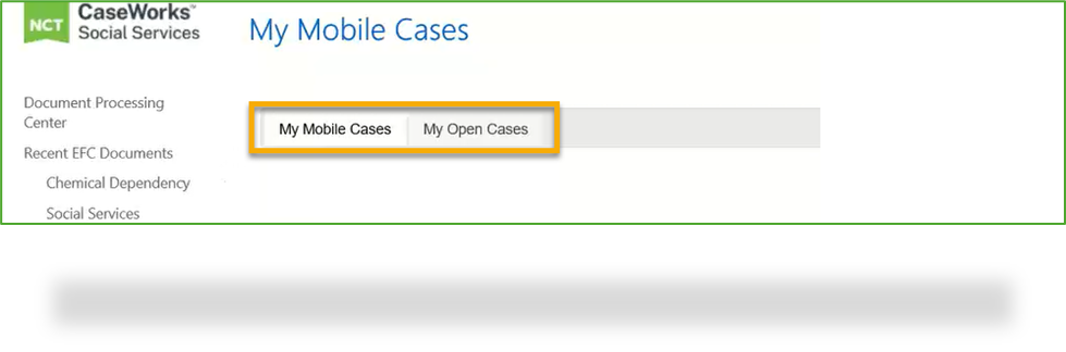 Adding Mobile Cases – NCT CaseWorks