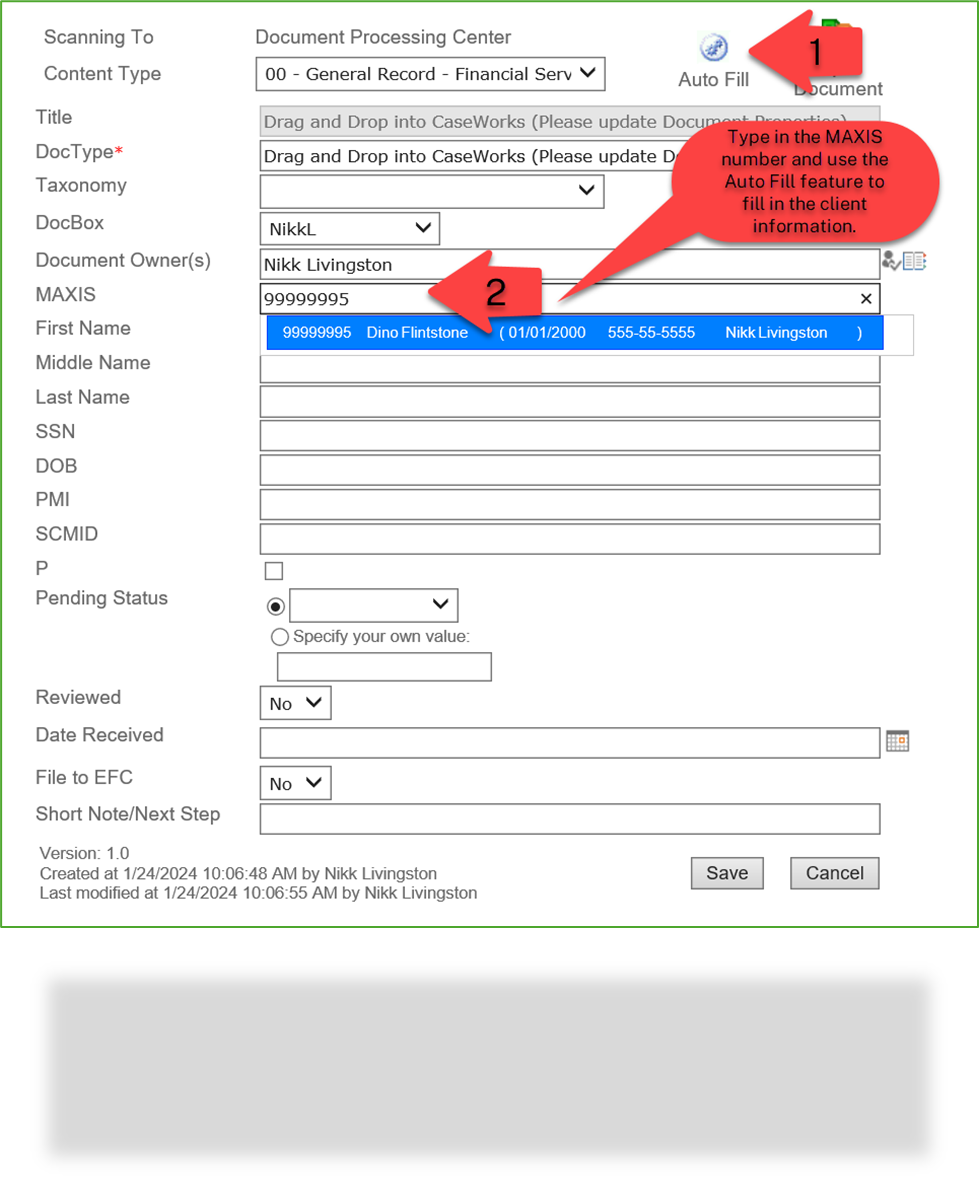 New Hires- Using Drag and Drop Feature to get Documents into CaseWorks – NCT CaseWorks