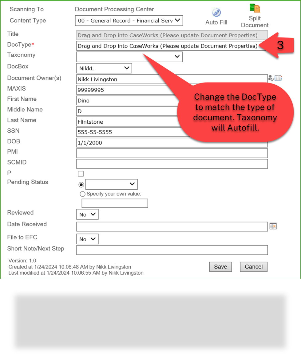 New Hires- Using Drag and Drop Feature to get Documents into CaseWorks ...