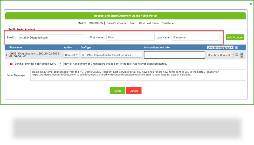Requesting Documents from a Client in Portal 2.0 – NCT CaseWorks