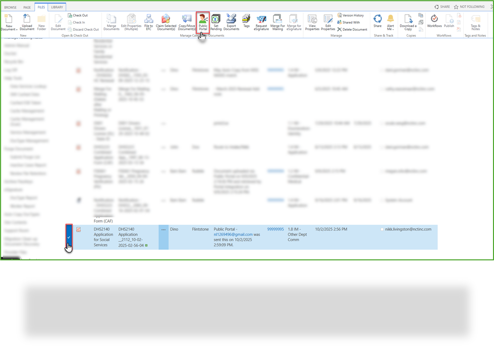 Requesting Documents from a Client in Portal 2.0 – NCT CaseWorks