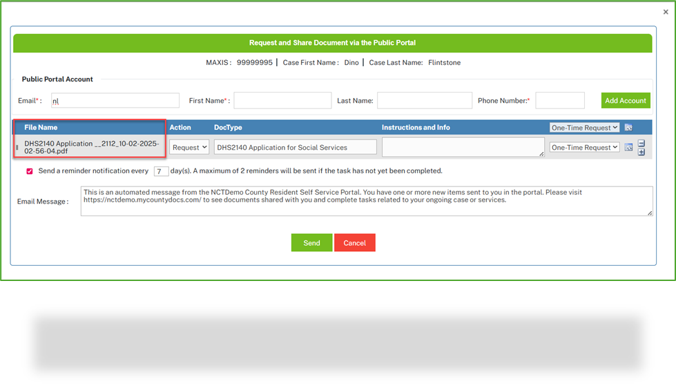 Requesting Documents from a Client in Portal 2.0 – NCT CaseWorks